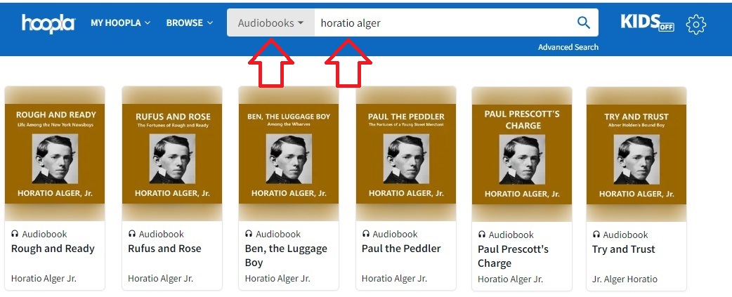 Horatio Alger Audiobooks - Stories of Industry, Thrift, and Honesty